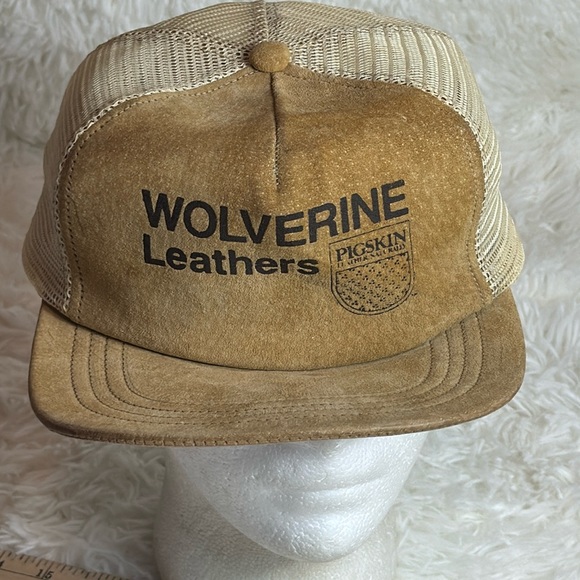 Accessories | Vintagemade In Usawolverine Leathers Adjustable Hat Cap ...